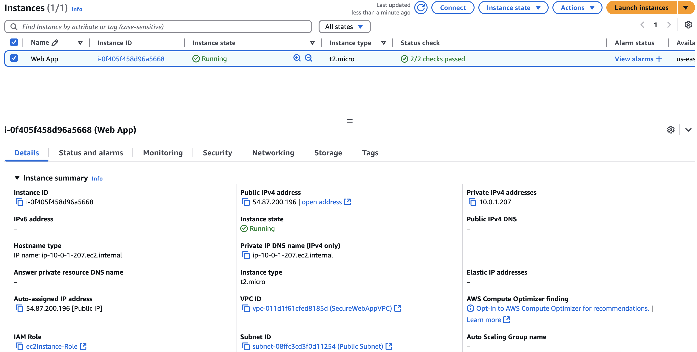 Secure Web App Architecture